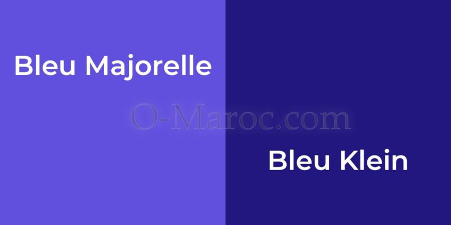 Bleu Klein Bleu Majorelle