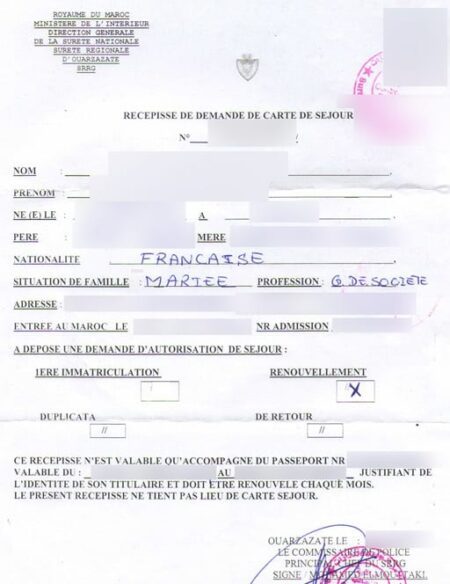 How to apply for residency in Morocco? Immatriculation Card for foreigners