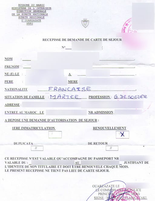 How to apply for residency in Morocco? Immatriculation Card for foreigners